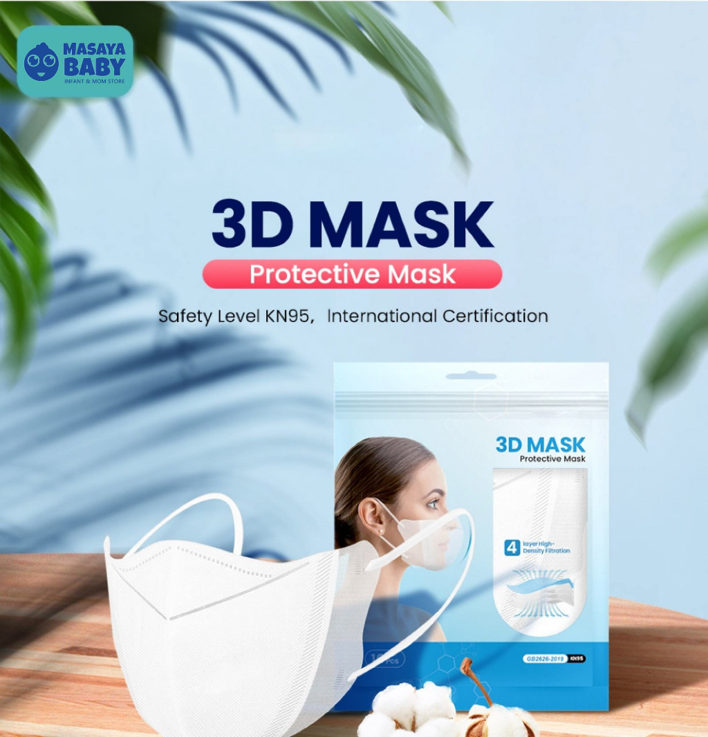 facemask 3D Disposable 50 PCS Face Mask Cool sun protection mask 3 ...