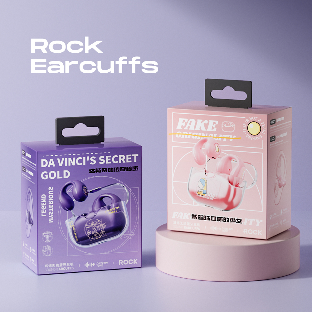 Rock Space Sound Earcuffs TWS Earbuds Wireless Bluetooth Earphones ...