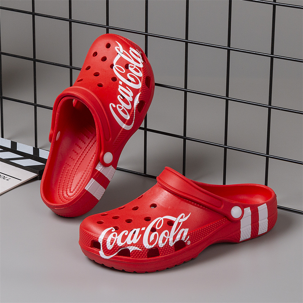 Authentic Coca-Cola Print Camo Design Classic Literide Clog Slippers ...