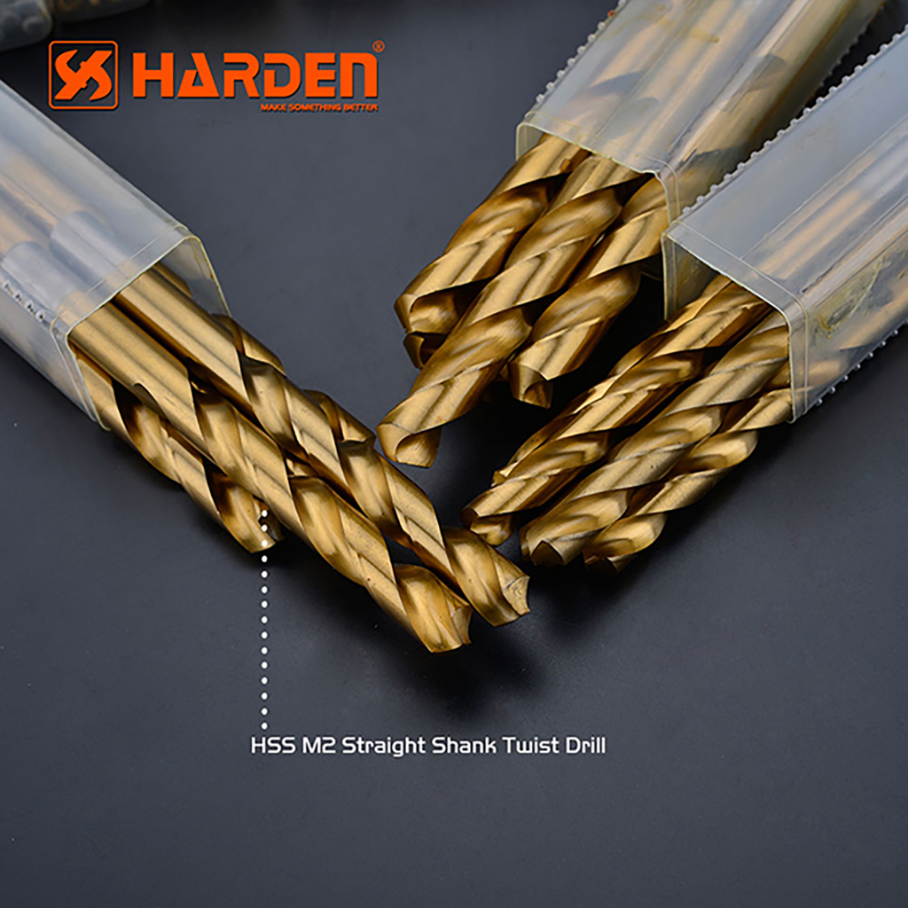 Harden 1.0mm - 6.0mm X 2Pcs HSS M35, M2 Straight Shank Twist Drill Metal 5.6-20MM HSS M2 ...