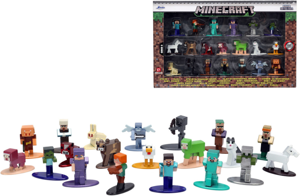 Jada - Minecraft Nano Figures 20-Pack – Wave 6 | Shopee Philippines