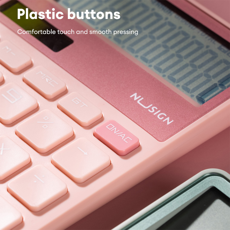 Nusign by Deli ENS042 Dual Power Calculator Big Screen Calculators ...