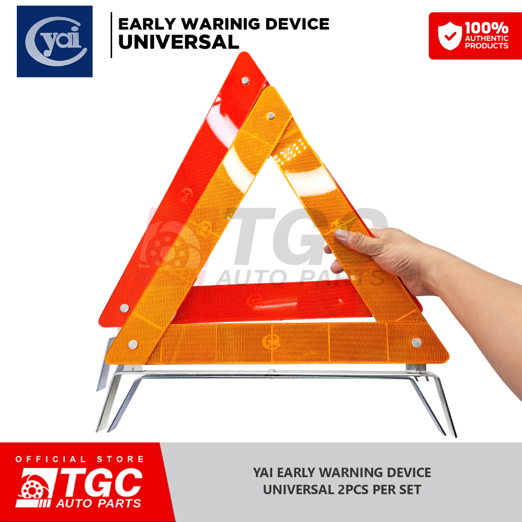 Yai Early Warning Device Red & Yellow EWD Heavy Duty 1set | Shopee ...