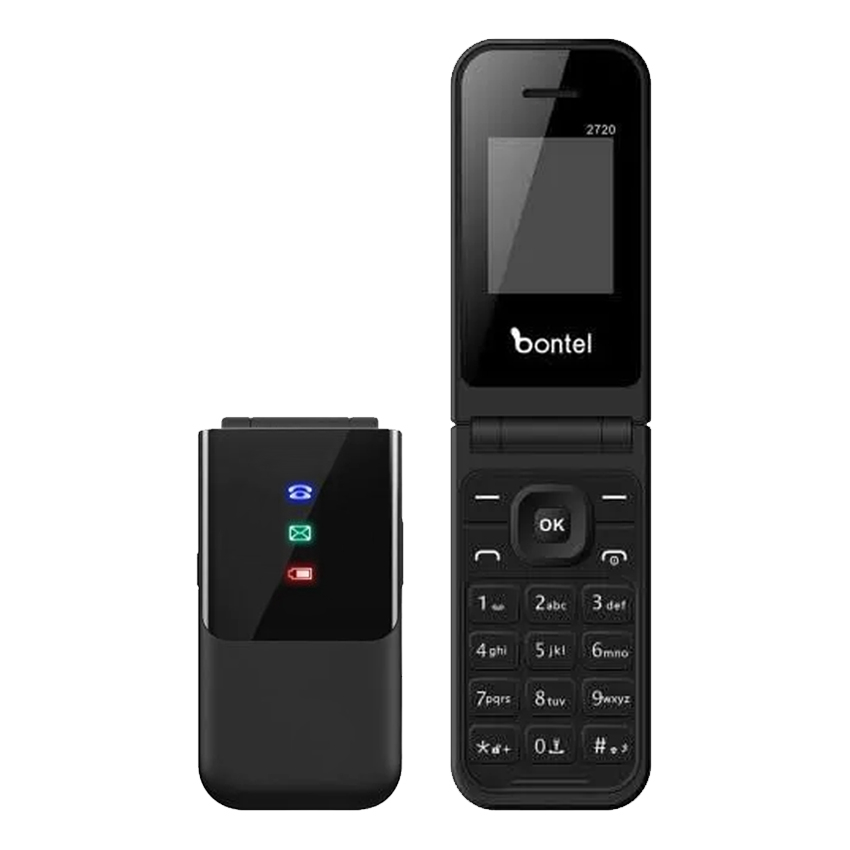 TELEGO Bontel 2720 Flip Mobile Phone 1000mAh Dual Sim Keypad Phone ...