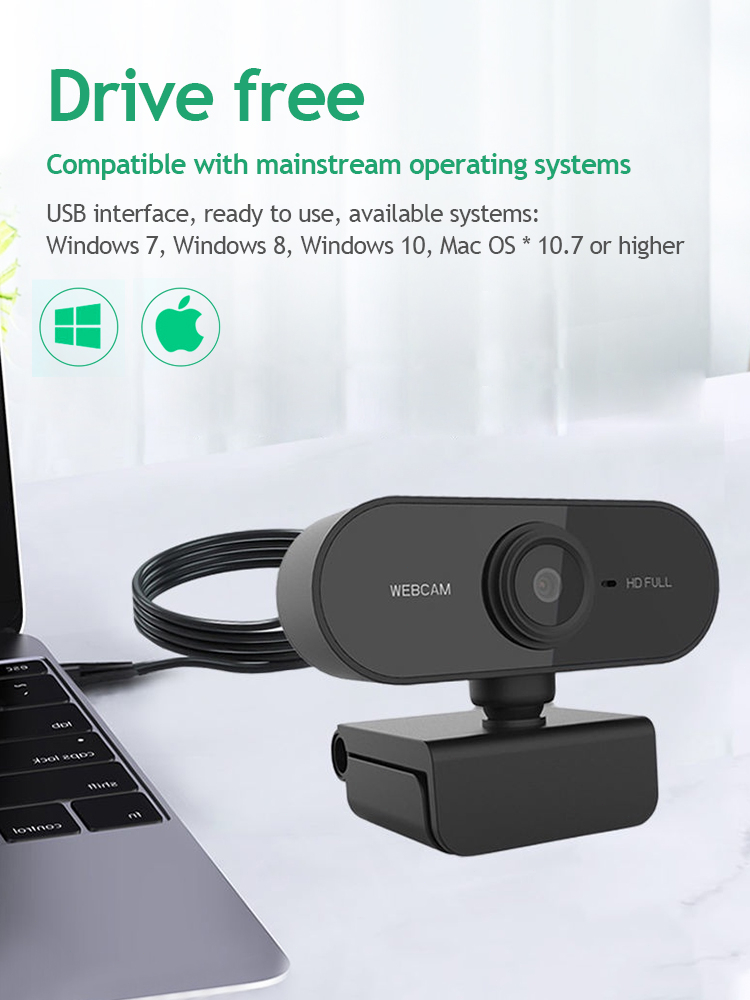 ICON USB Webcam Laptop Computer cam 2K/ 1080P/ 720P Wireless Full HD ...