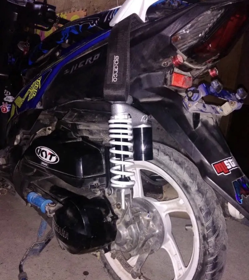 Motorcycle Rear Shock With Cap 300mm mio sporty.honda beat.mio fino.mio ...