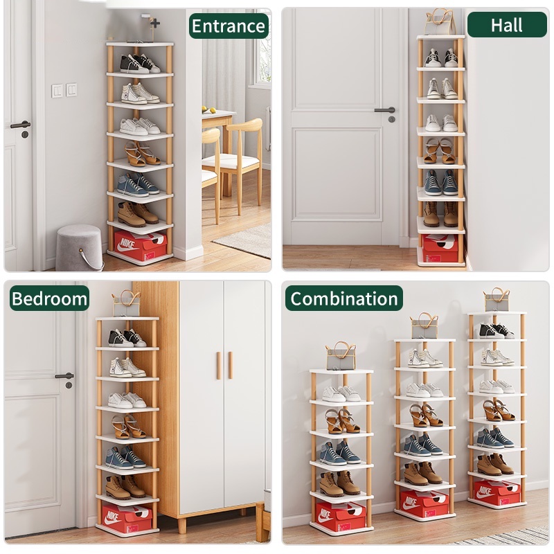 6/7/8 Tier Shoe Rack Storage Rack Multi-layer Rack Shoe Cabinet Shoe ...