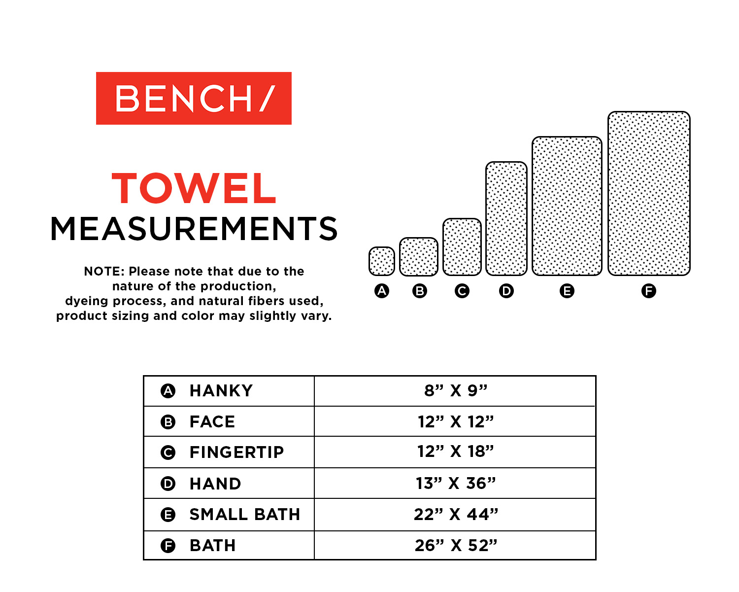 BBE0278 - BENCH/ Hanky Towel | Shopee Philippines