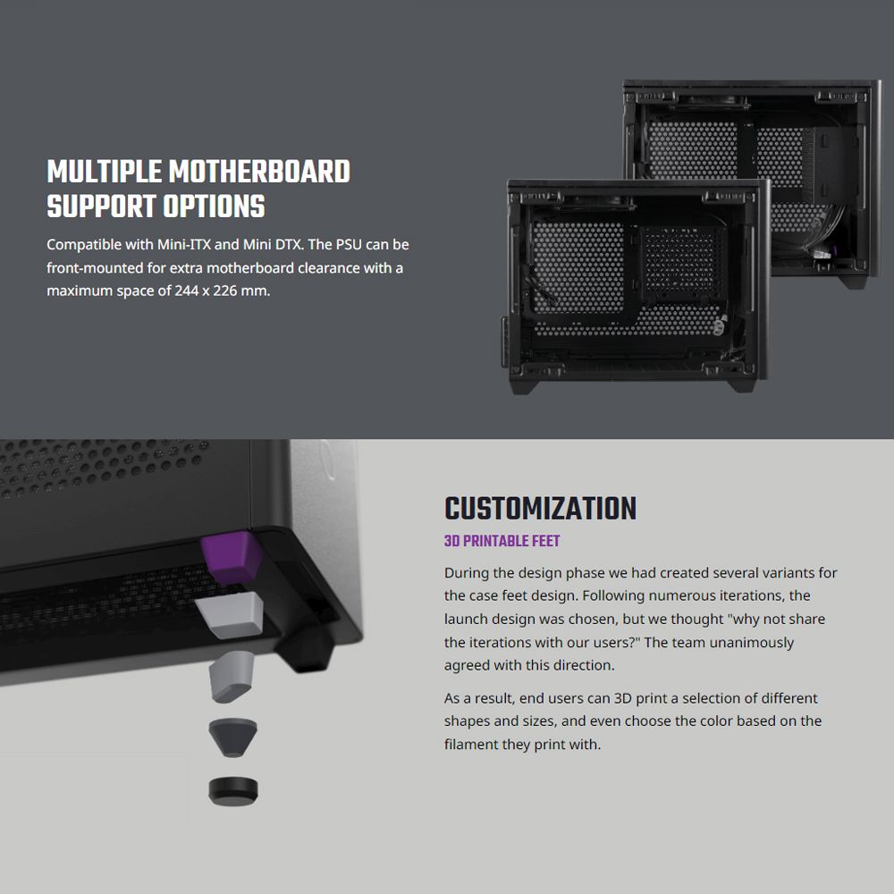 EasyPC| Coolermaster Master NR200P Mini ITX Tempered Glass Gaming PC ...