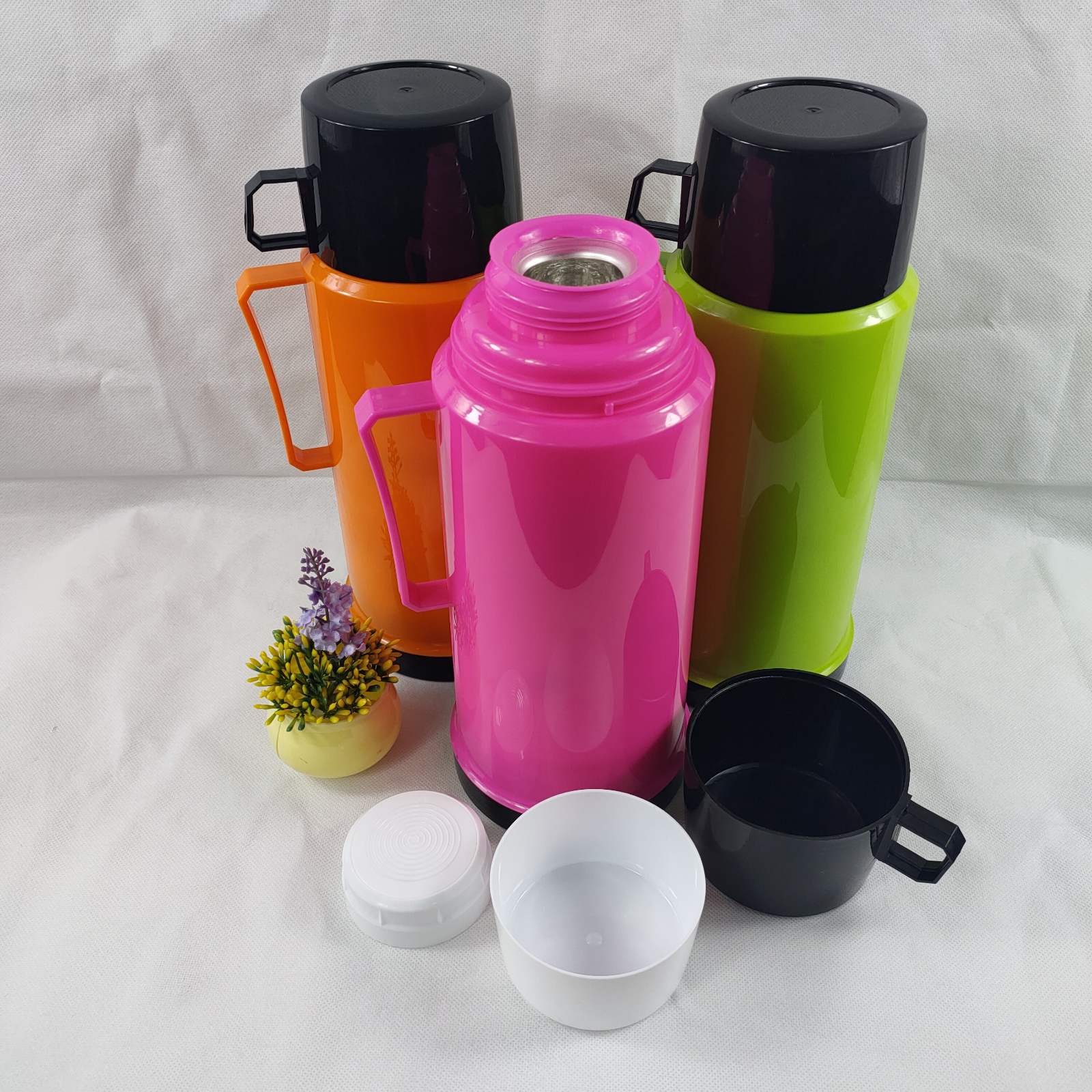 PLASTIC THERMOS METAL THERMOS THERMOS VACUUM FLASK FULLY INSULATED ...