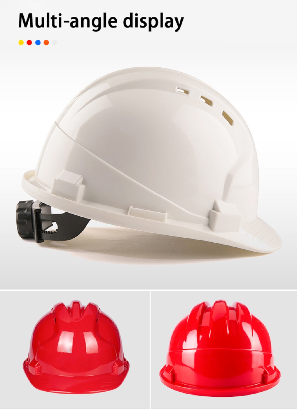 Safety Helmet Hard Hat Construction Engineer Working Protective ABS Cap ...