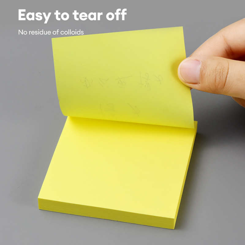 Deli 100Sheets Sticker Notes Notepads Memo Pad School Office Supplies ...