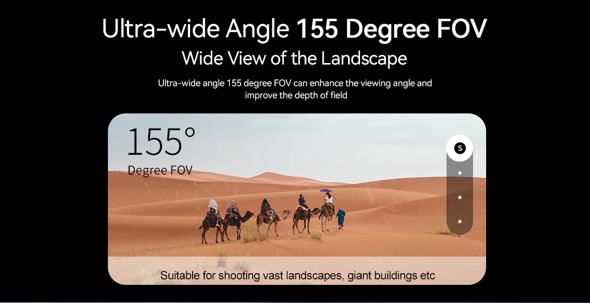 TELESIN Max Lens Mod Ultra-Wide Replacement Gopro Hero 12, 11, 10, 9 ...