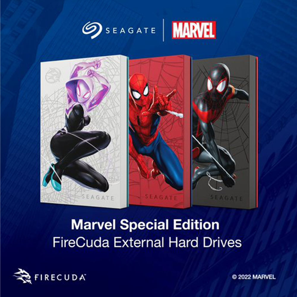 Seagate FireCuda 2TB Marvel Edition Spider-Man/Black Panther RGB ...