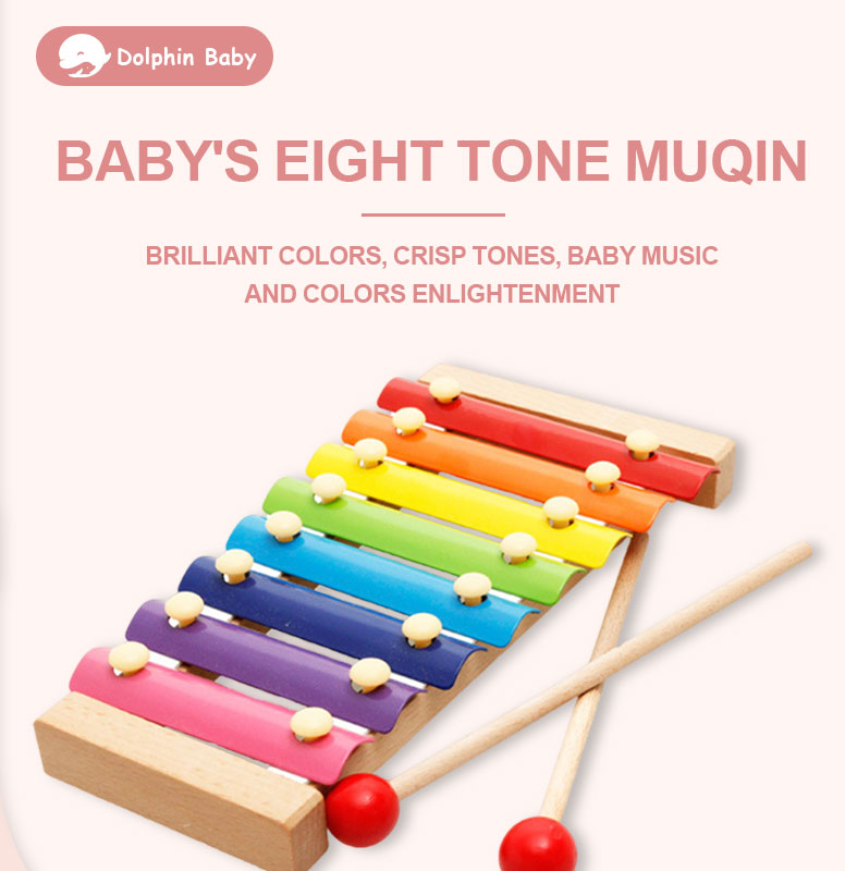 Dolphin Baby Xylophone for kids Mini Musicians Wooden Educational ...