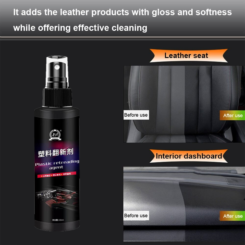 Car Motor Motrcycle Coating Agent 100 ml Plastic Parts refresh ...