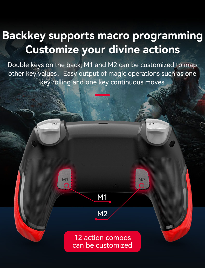 Ovleng P06 Wireless Gamepad Gaming Controller Compatible With P4, P3 ...