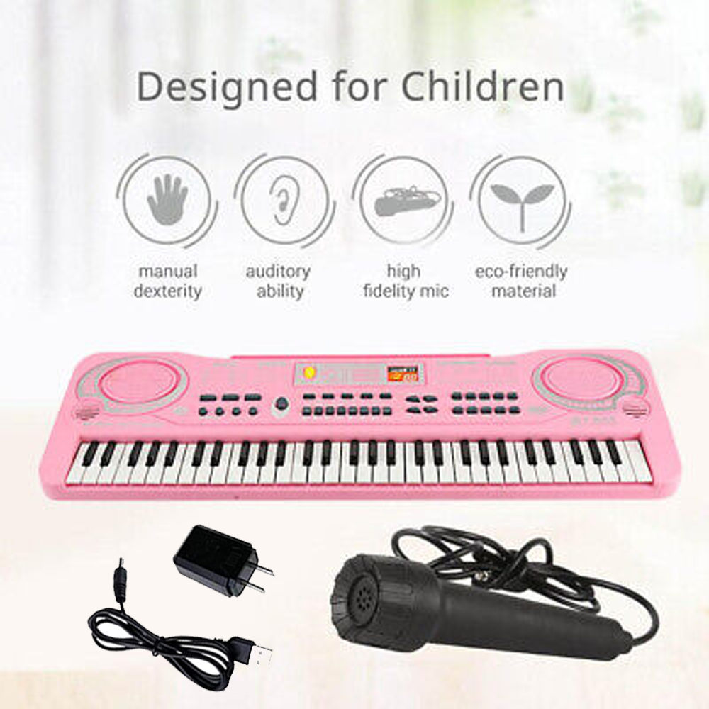 RIXTON 61 Keys Digital Piano Electronic Keyboard For Kids Electronic ...