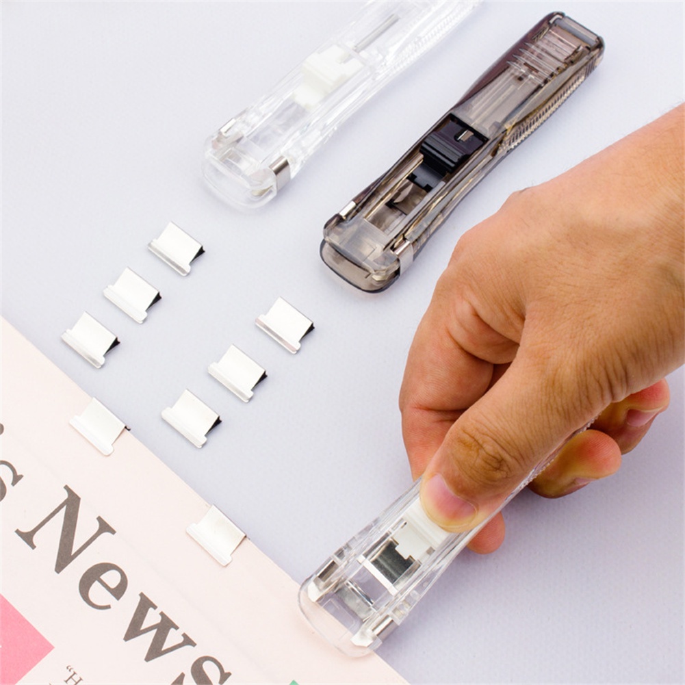 Student Test Paper Clip Snack Sealing Clip Transparent Push Clip Device ...