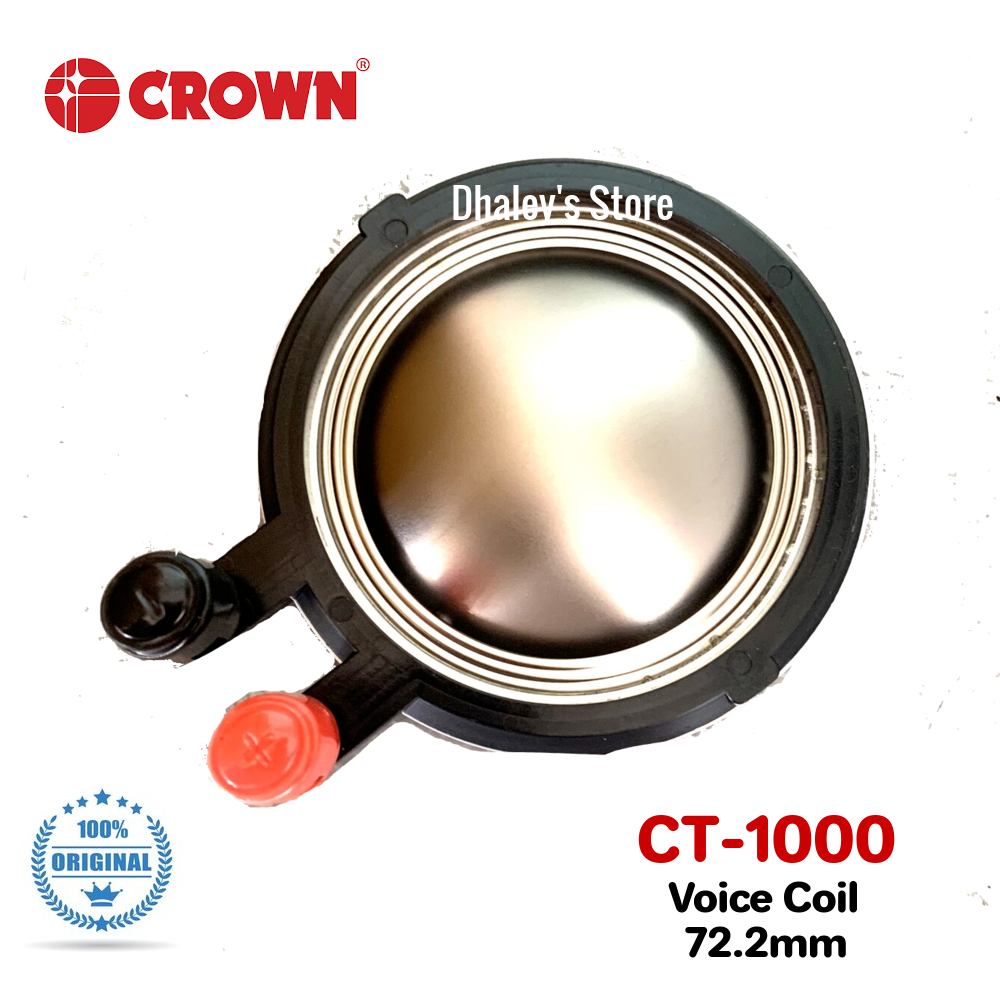 Crown CT-1000 Voice coil 1000watts Tweeter Voice Coil 72.2mm Inner ...