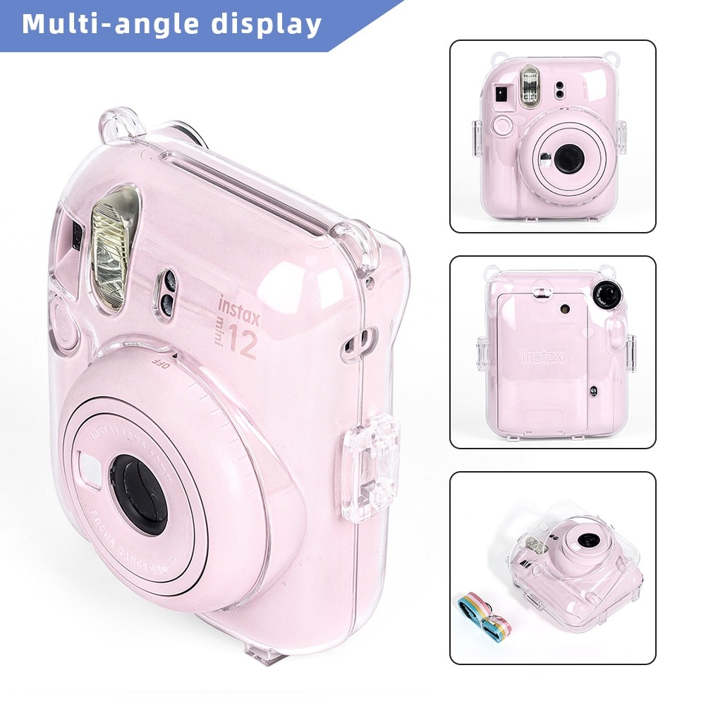 Pikxi CMP12 Fujifilm Instax Mini 12 Clear Transparent Protective Camera ...
