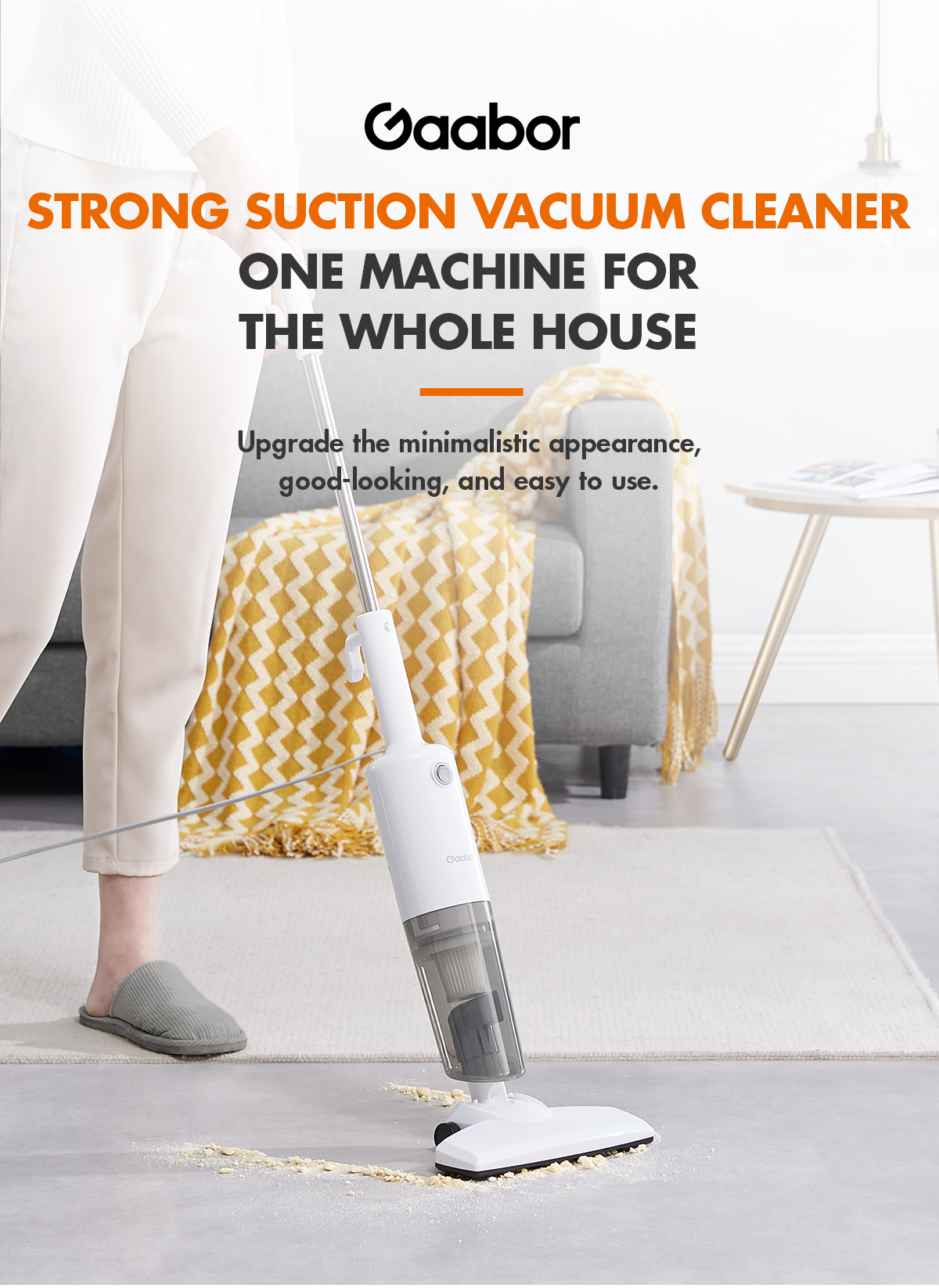 Gaabor Vacuum Cleaner Strong Suction Multi-Purpose Handheld With ...