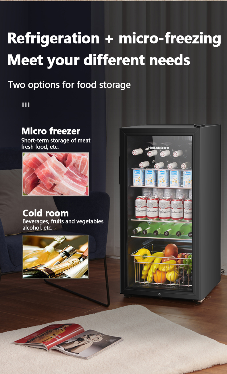 4.23 cu ft Household Refrigerator Fresh-keeping cabinet Constant ...