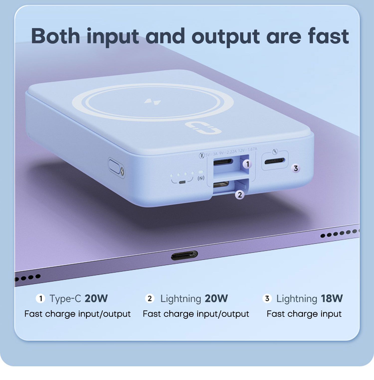 Romoss WMS10 10000mAh Power Bank 20W Wired |15W Magnetic Charging Fast ...