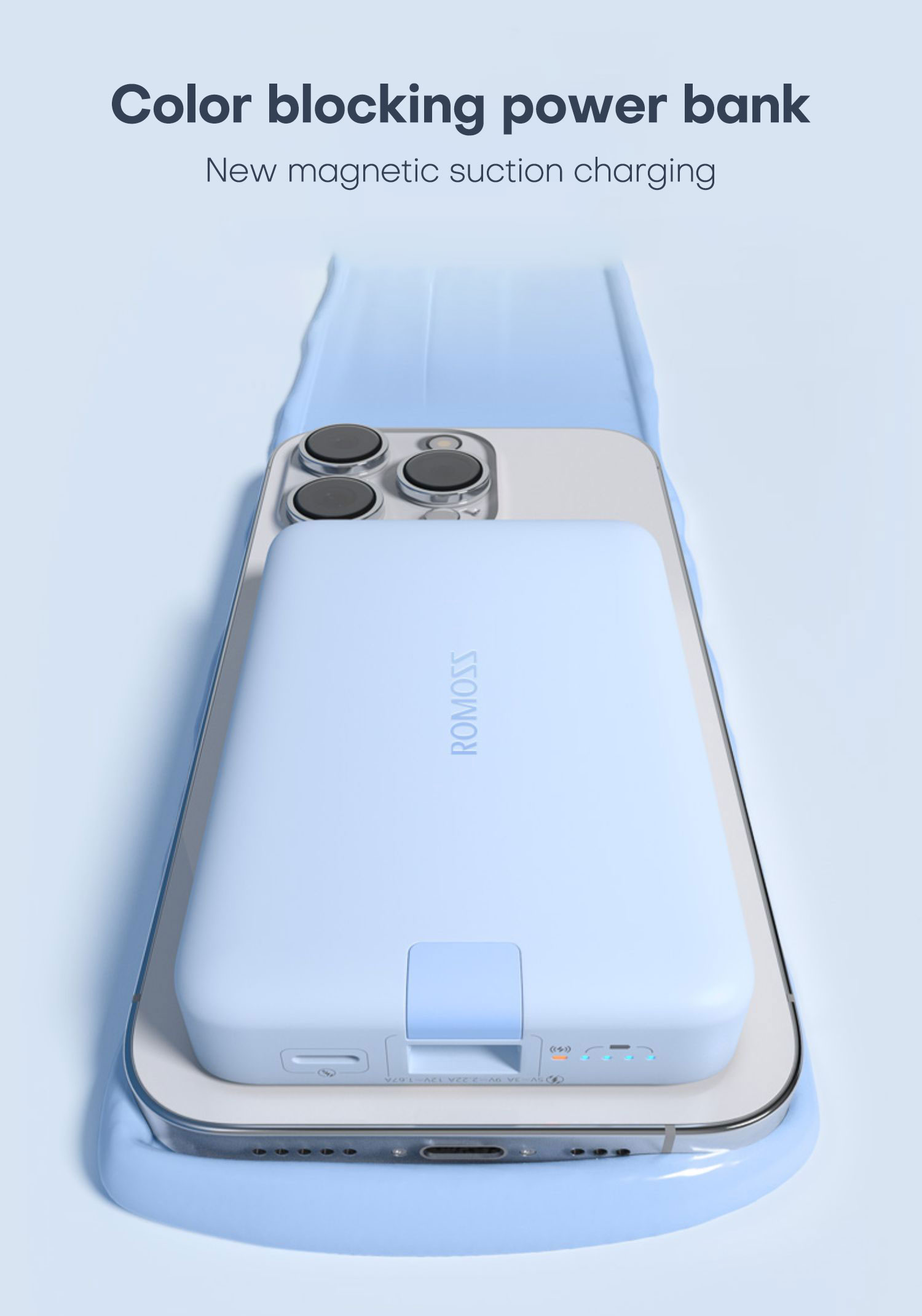 Romoss WMS10 10000mAh Power Bank 20W Wired |15W Magnetic Charging Fast ...