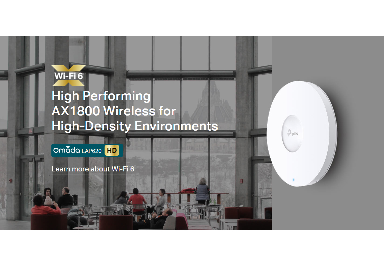 TP-Link EAP620HD AX1800 Dual Band Ceiling Mount Wi-Fi 6 Access Point Up ...