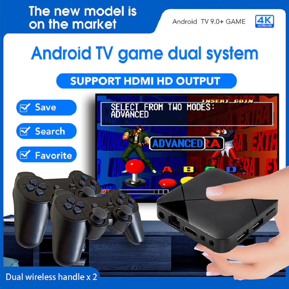 Smartifact M8 Mini 4K Smart TV Box Game Console Set Support 2.4G WiFi ...