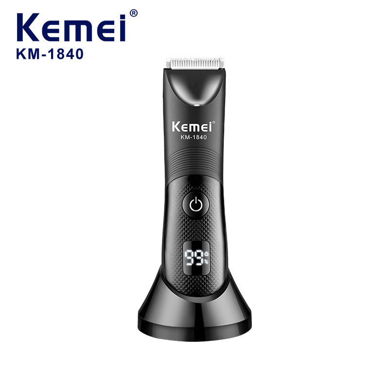 Kemei KM-1840 Electric Body Clipper Pubic Hair Trimmer For Men Private ...