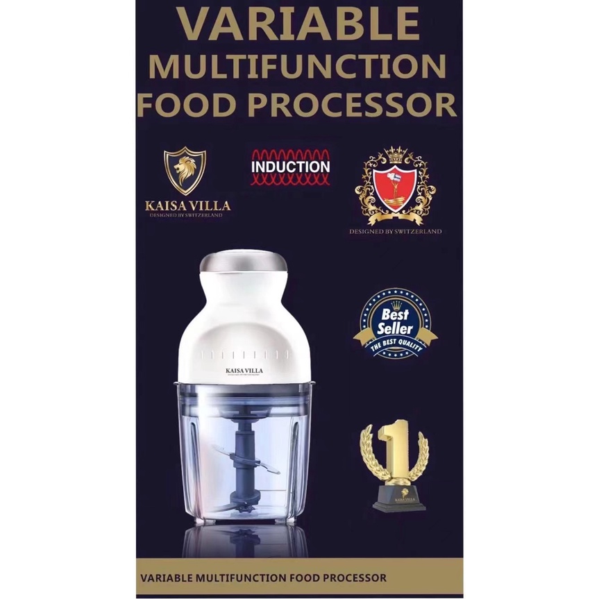 KAISA VILLA meat grinder household electric small multifunctional mixer food processor | Shopee ...