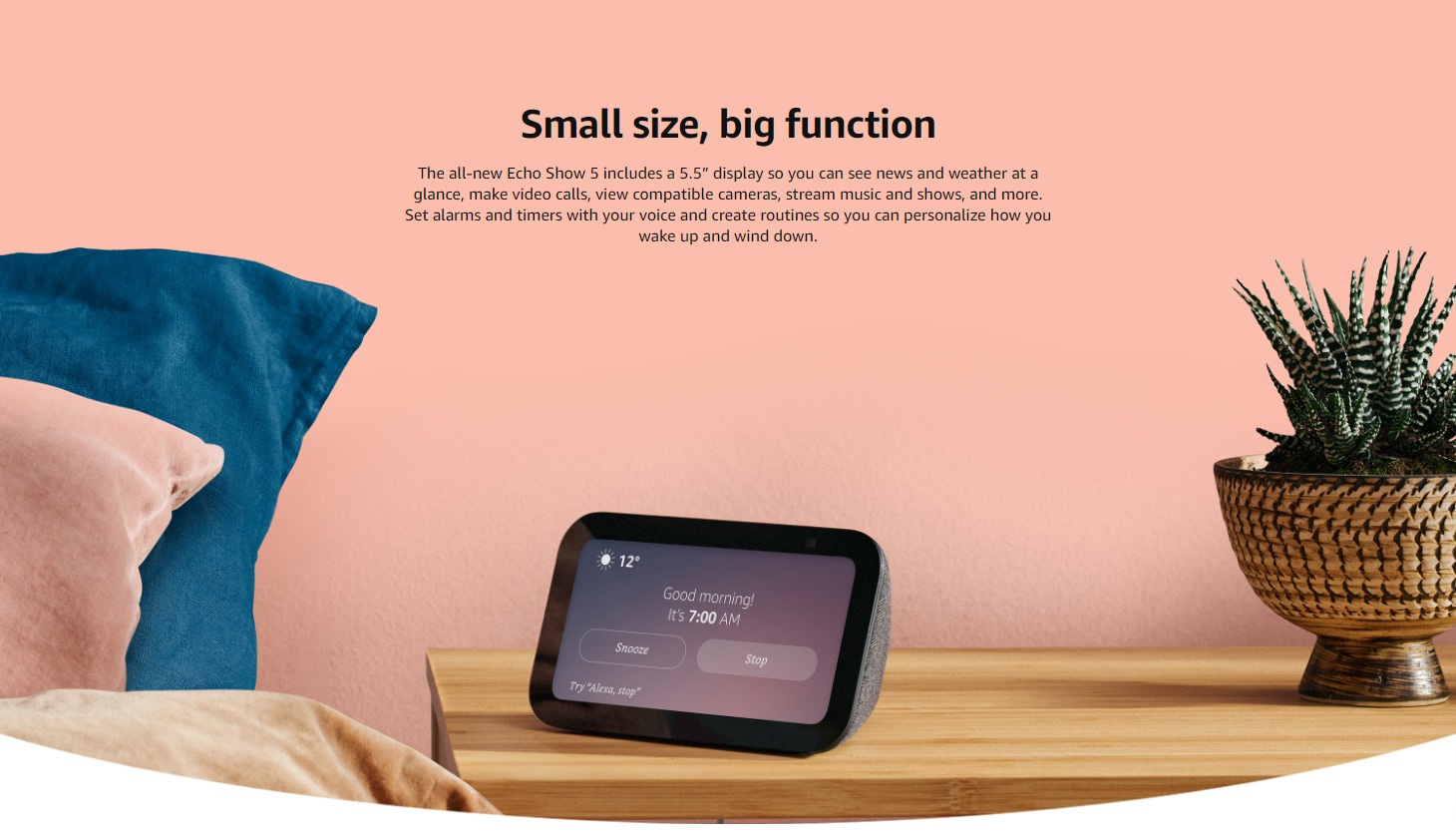 Amazon Echo Show 5 w/ Alexa 3rd Gen (Black) | Shopee Philippines