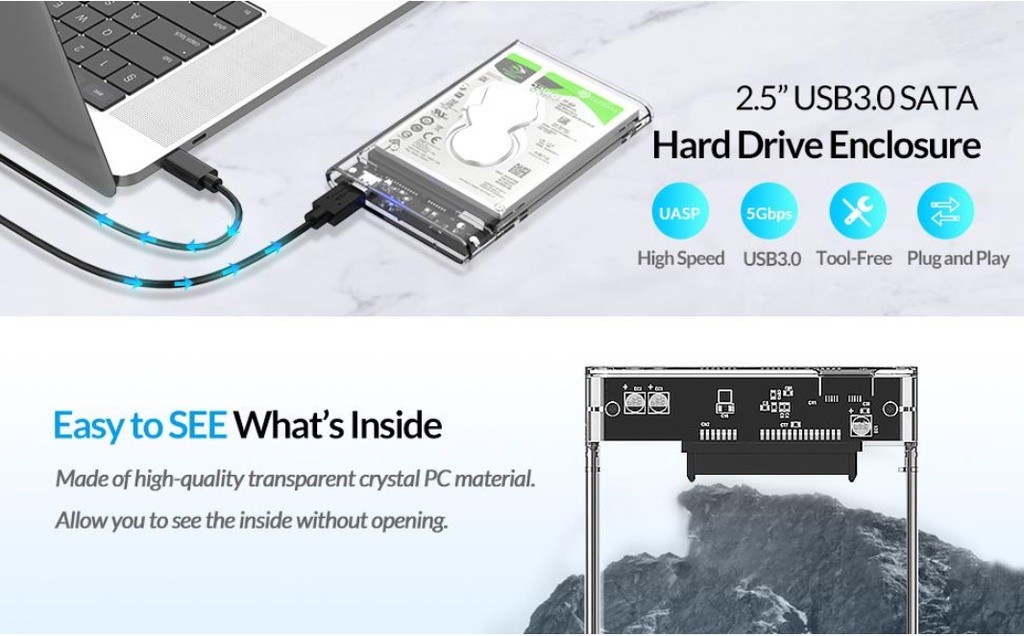 USB HDD Case Sata Sata to USB 3.0 Hard Drive Disk SATA External ...