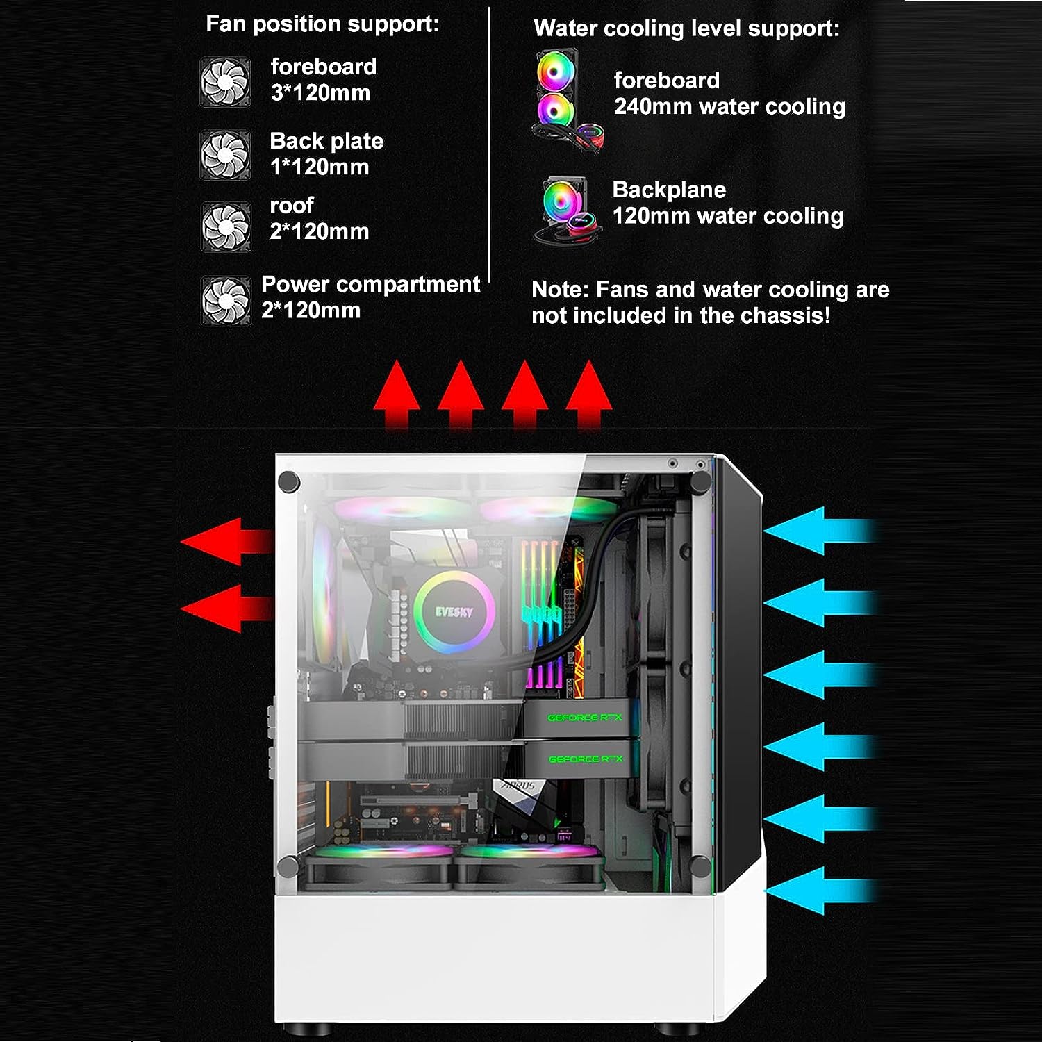 EasyPC| InPlay Meteor 06 pc case gaming| ATX| Black | Shopee Philippines