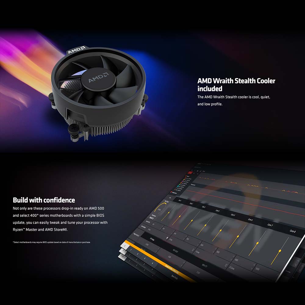 EasyPC| AMD Ryzen 7 5700G Box and MPK amd Processor| Socket Am4| 3.8GHz ...