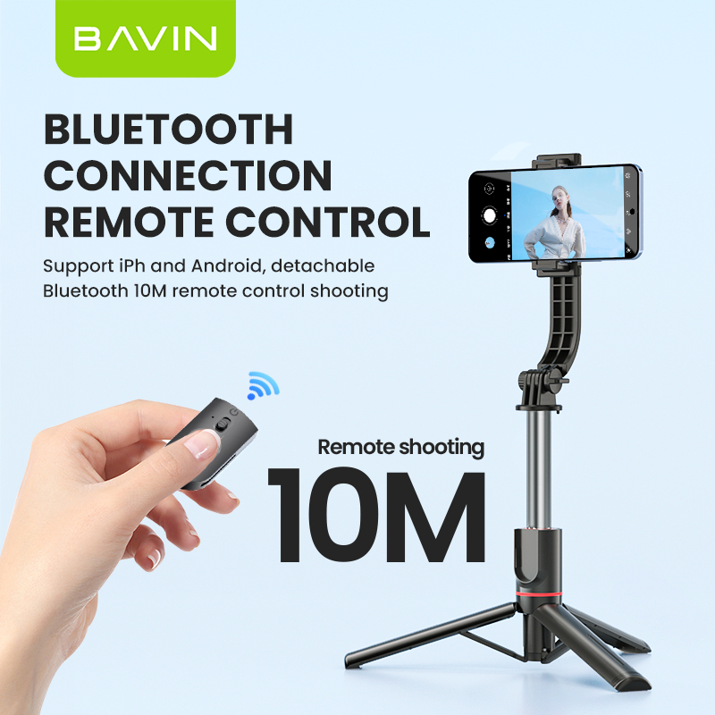 BAVIN P08 Bluetooth Wireless Portable Monopod Selfie Stick Sturdy ...