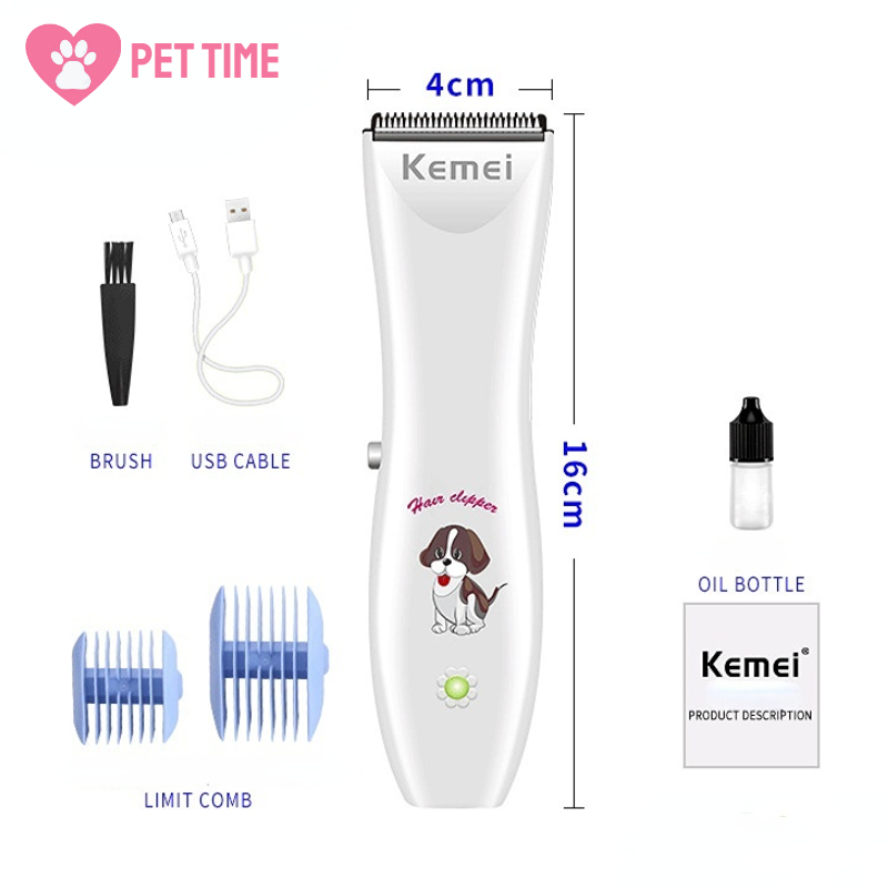 Rechargeable Pet Cat Dog Hair Razor Trimmer Grooming Kit Electrical ...