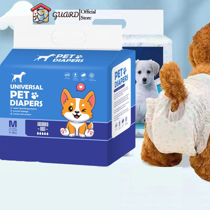 Pet Diaper Dog Diaper Male Dog Female Dog puppy Diaper Belly Wrap Full ...