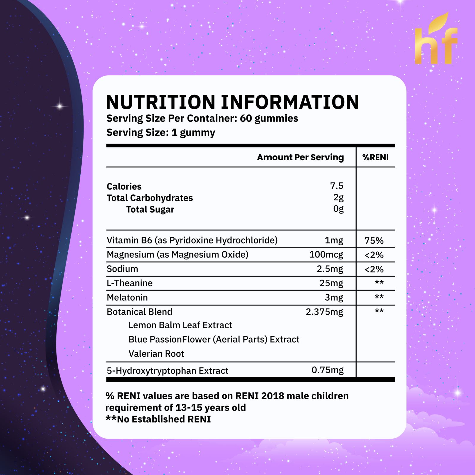 Health Fusion Melatonin 3mg + 5HTP for Stress & Anxiety + Natural Sleep ...