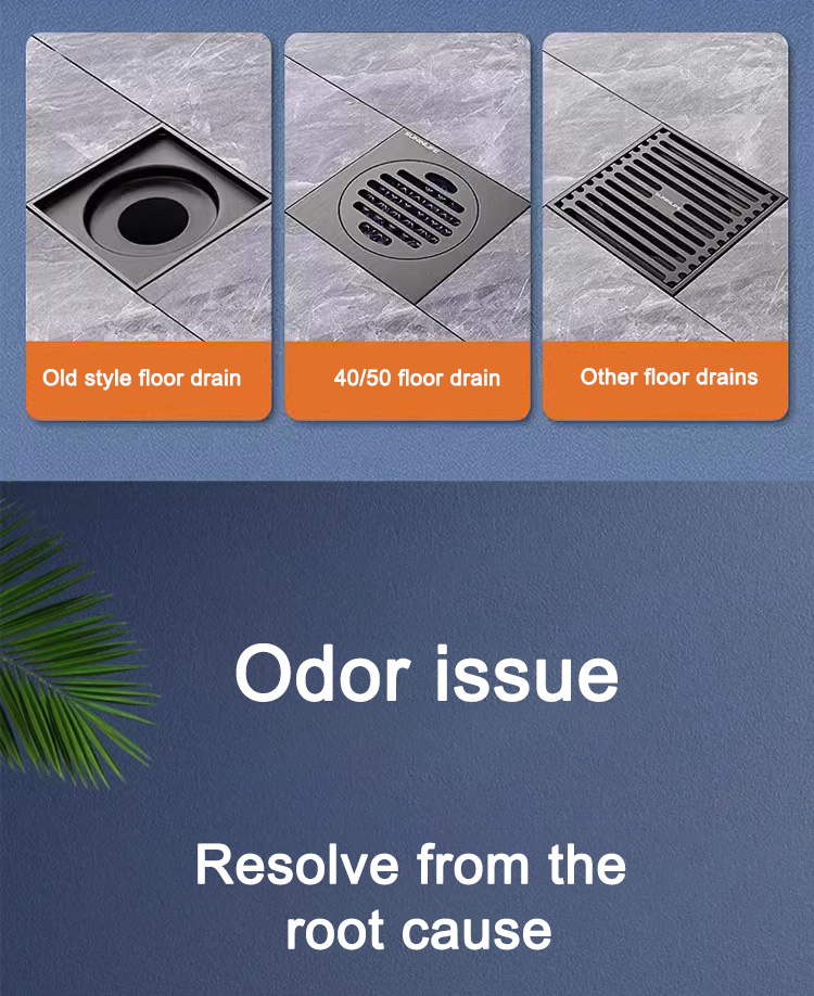 H&W ABS Bathroom Odor proof floor drain core drain strainer for ...