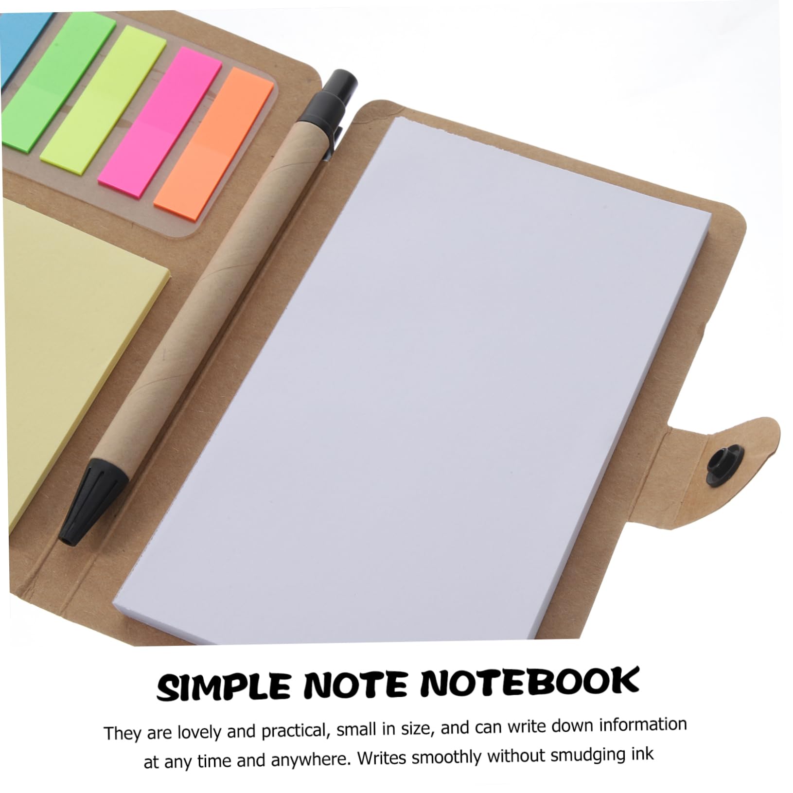 Office Stationery Notepad Kraft Paper Notebook Combination Notepad ...