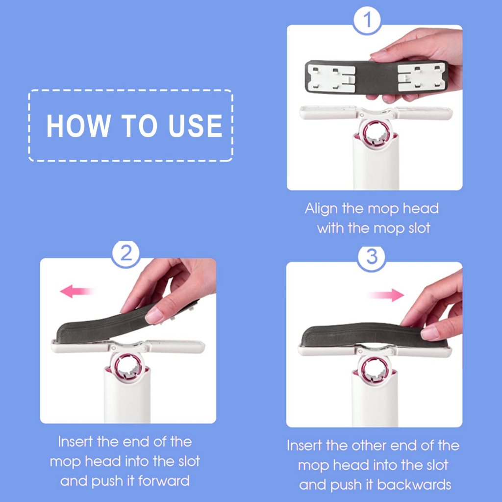 Mini Handheld Mop Portable Cleaning Mop Bathroom Car Window Glass Sponge Cleaning Tool Aikea