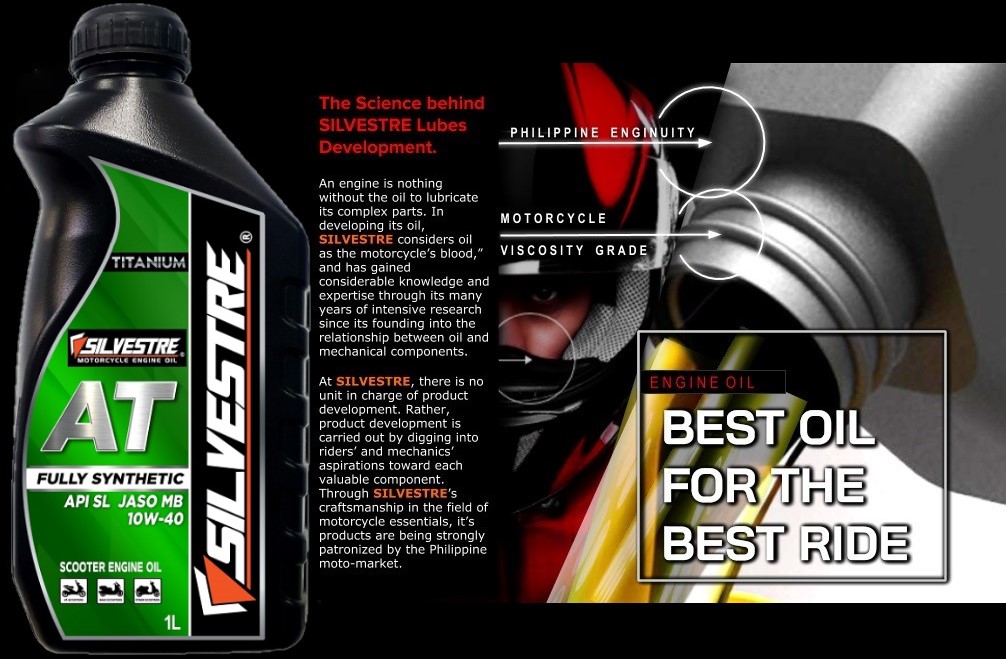 SILVESTRE Scooter Oil AT 10W-40 (Fully Synthetic Scooter Engine Oil ...