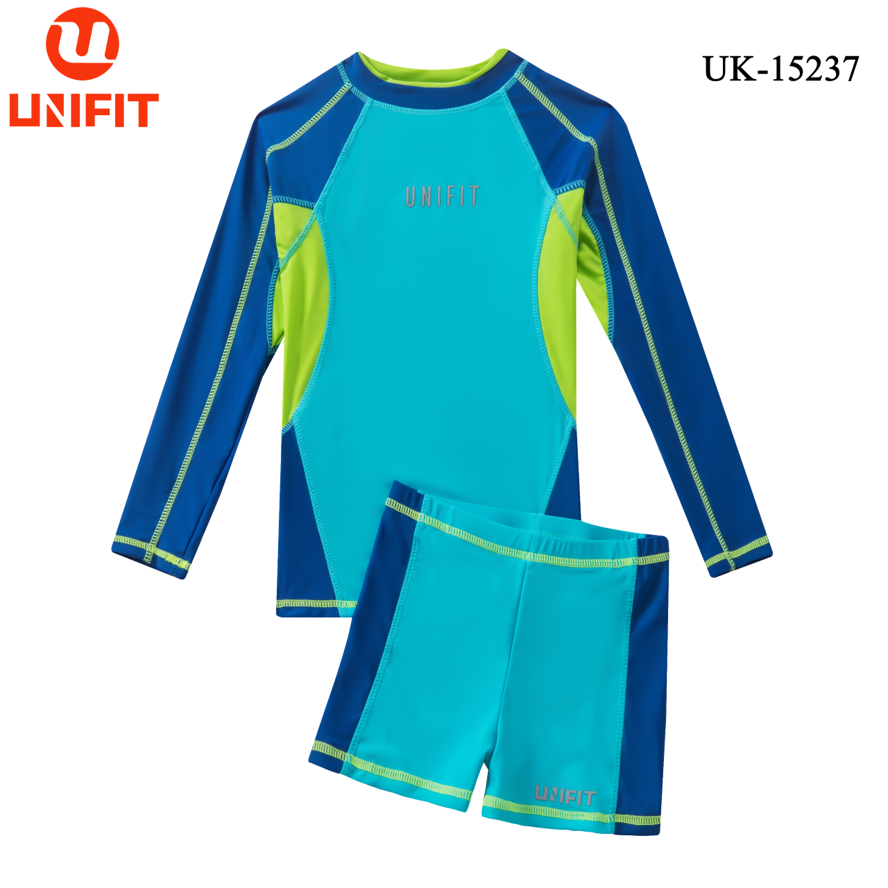 UNIFIT Kids Rush Guard Terno Swimming Attire Boys UK-15237 | Shopee ...