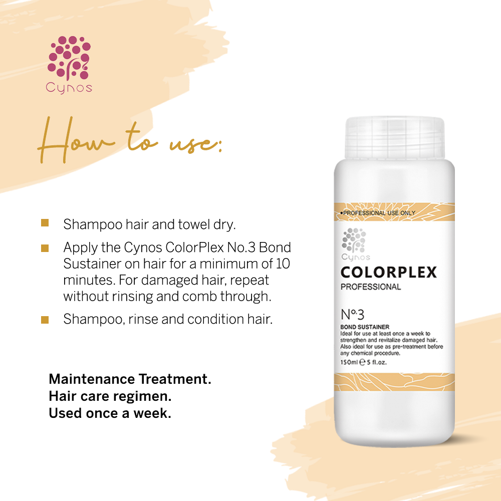 CYNOS COLORPLEX PROFESSIONAL No. 3 Bond Sustainer 150ml | Shopee ...
