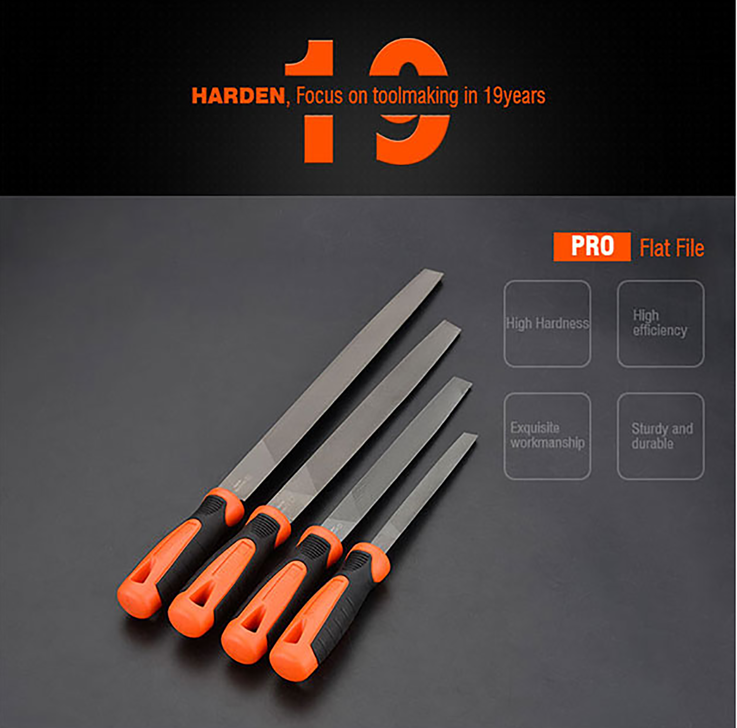 Harden Flat Second Cut File 6 8 10 12 Inches | Shopee Philippines