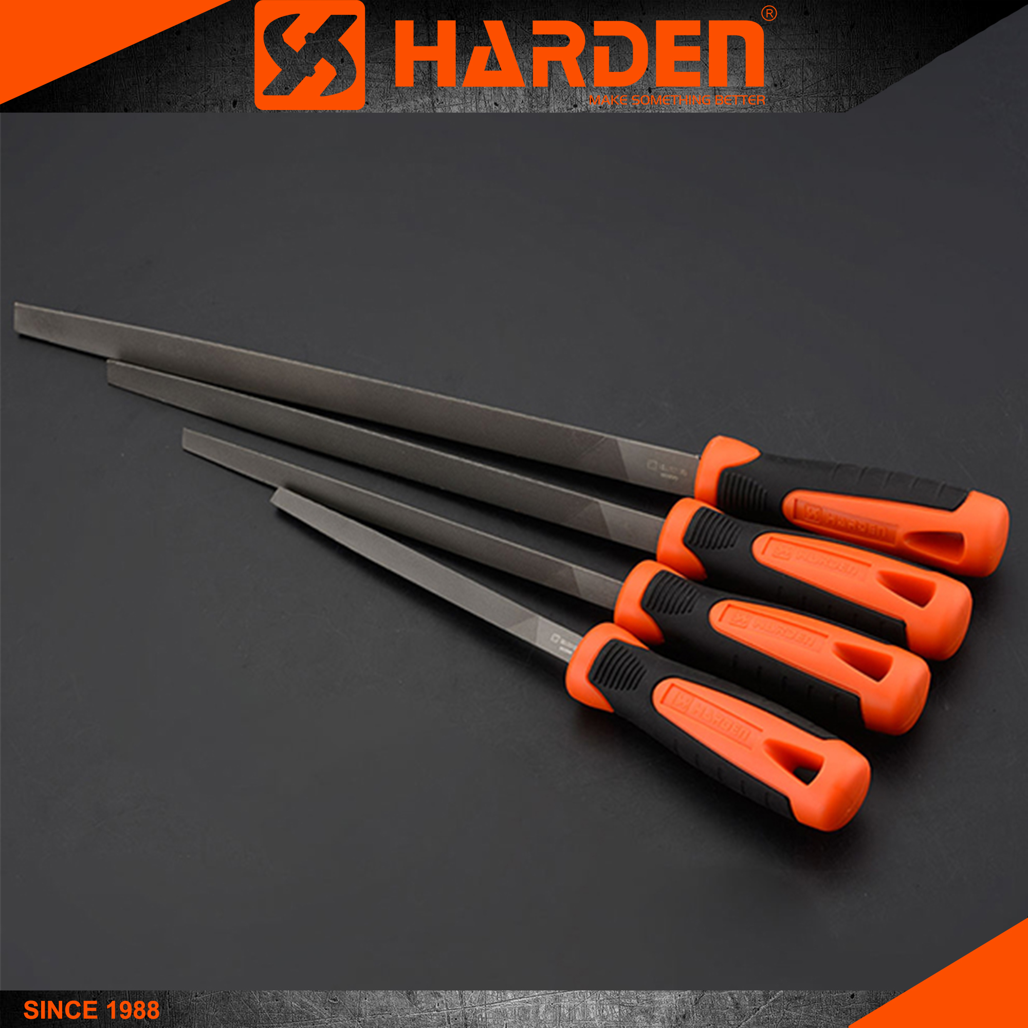 Harden Triangular Half Smooth File With Soft Handle 6, 8, 10, 12 in ...