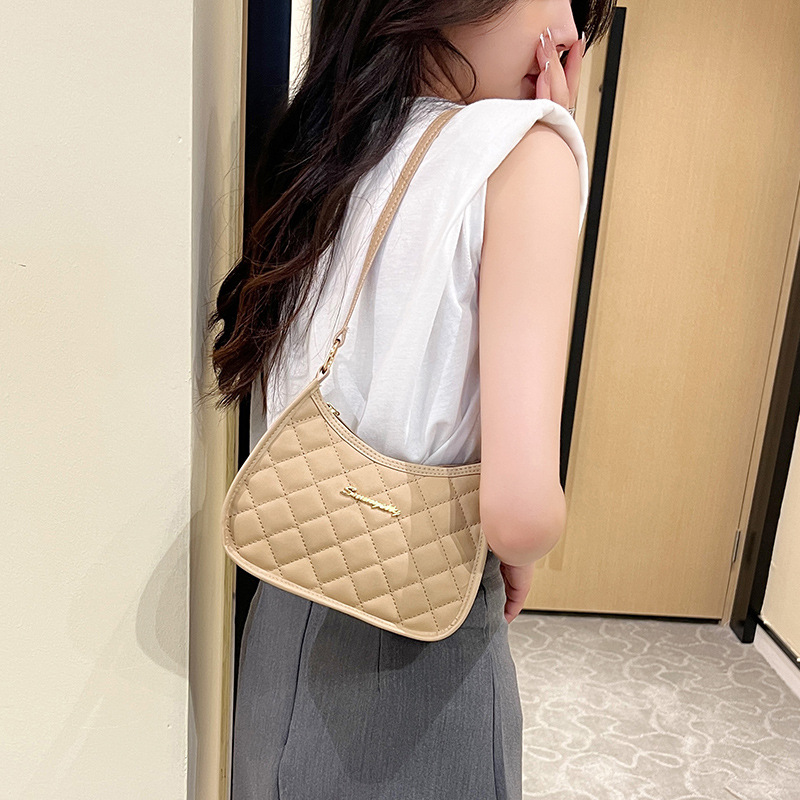 Mumu 5030 Woman Cute Mini Pu Leatther Baguette Shoulder Bag With Zipper
